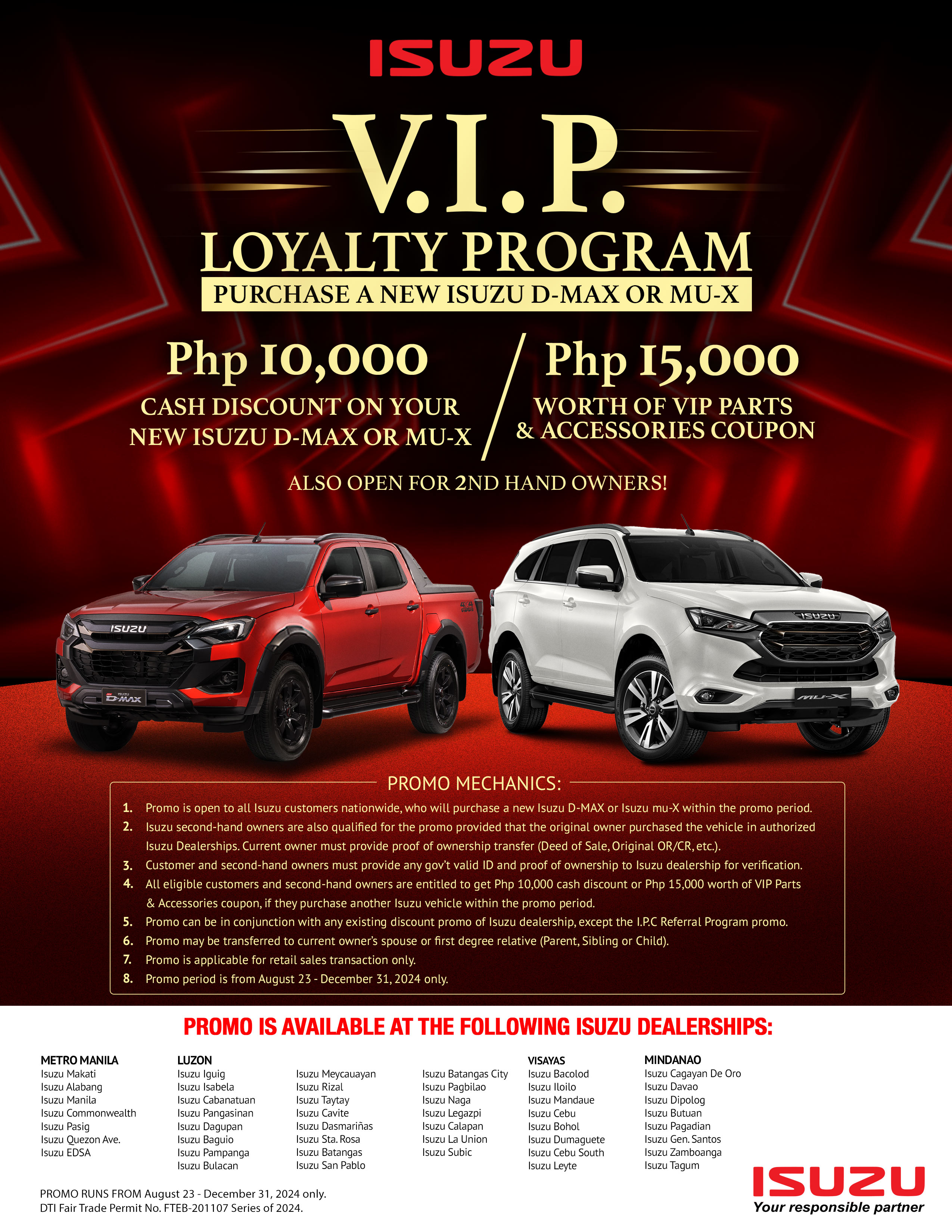 Isuzu VIP Loyalty Program